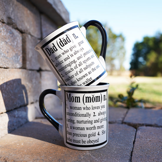 Cottage Creek Mom and Dad Mugs, Set of Two Coffee Mugs for Parents ...