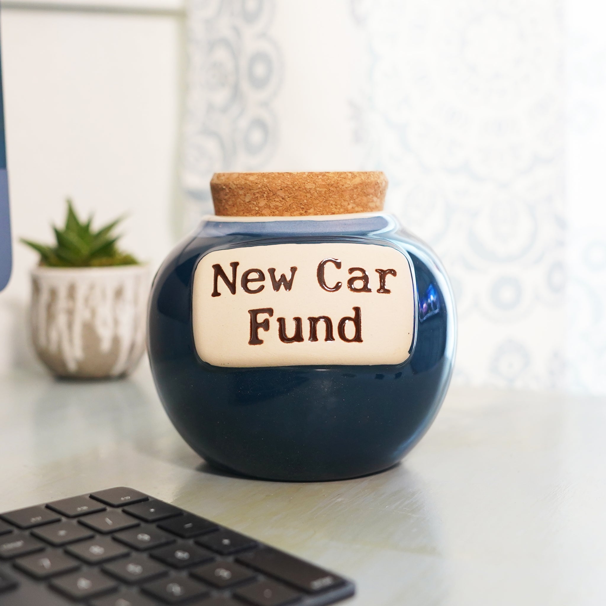 Cottage Creek New Car Fund Piggy Bank, Car Gifts for Car Lovers ...